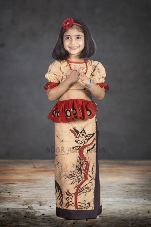 GIRLS BATIK REDDA HATTE – (THREE COLOUR) - NRHG352 | Noor Australia