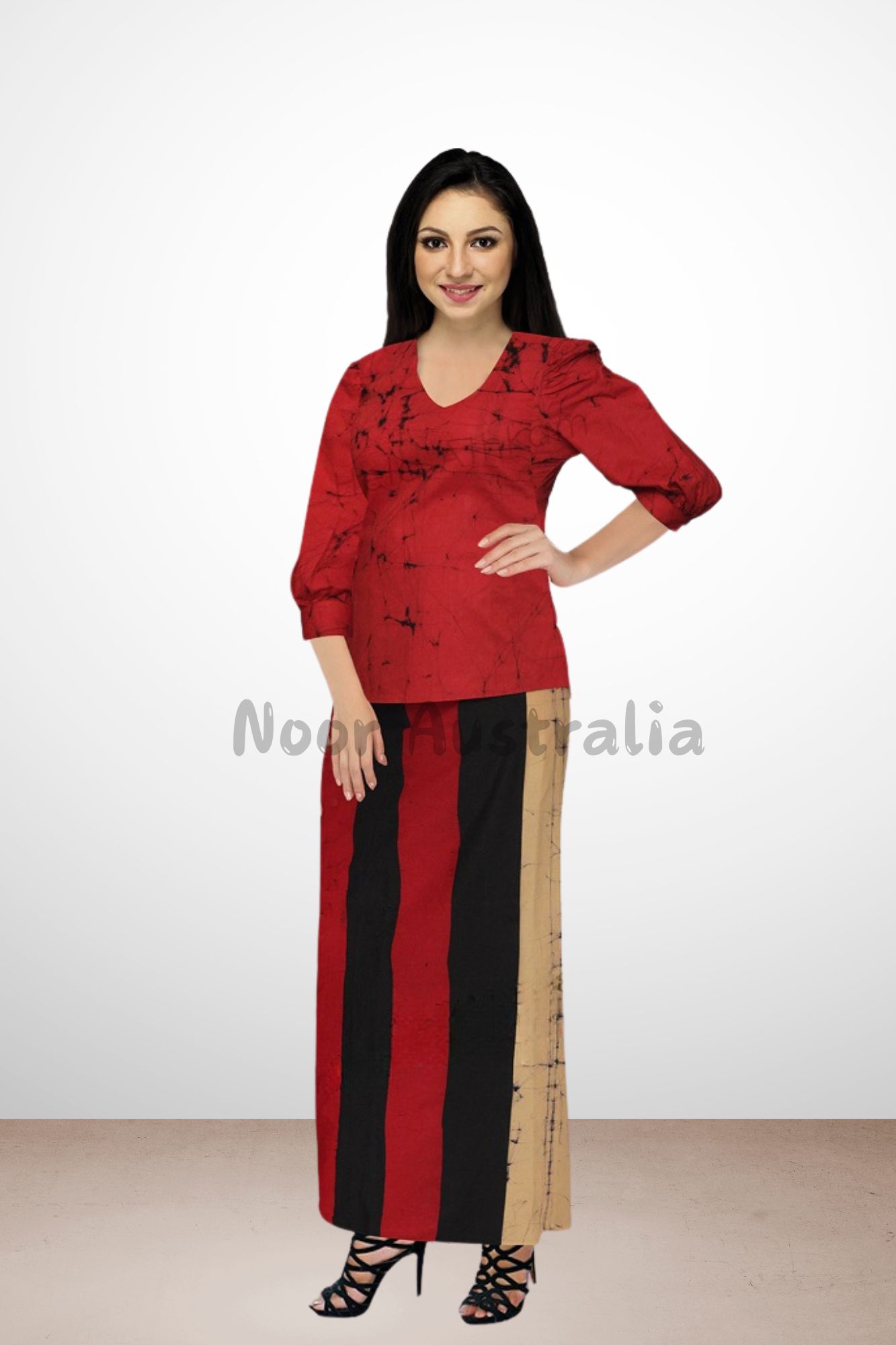 Women's Batik Lungi Set - Complete Kit - NRHW353 | Noor Australia