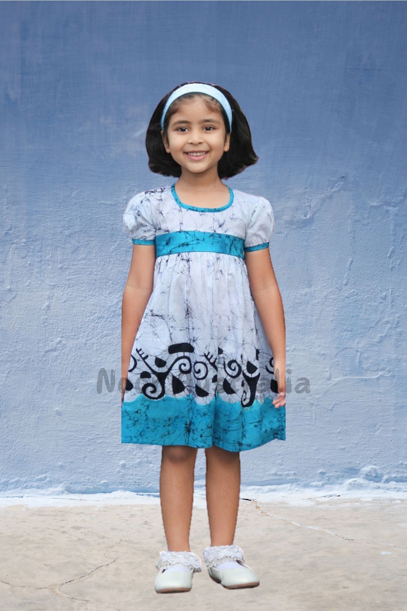 Girls Batik Frock – Three Color - NRHG362 | Noor Australia