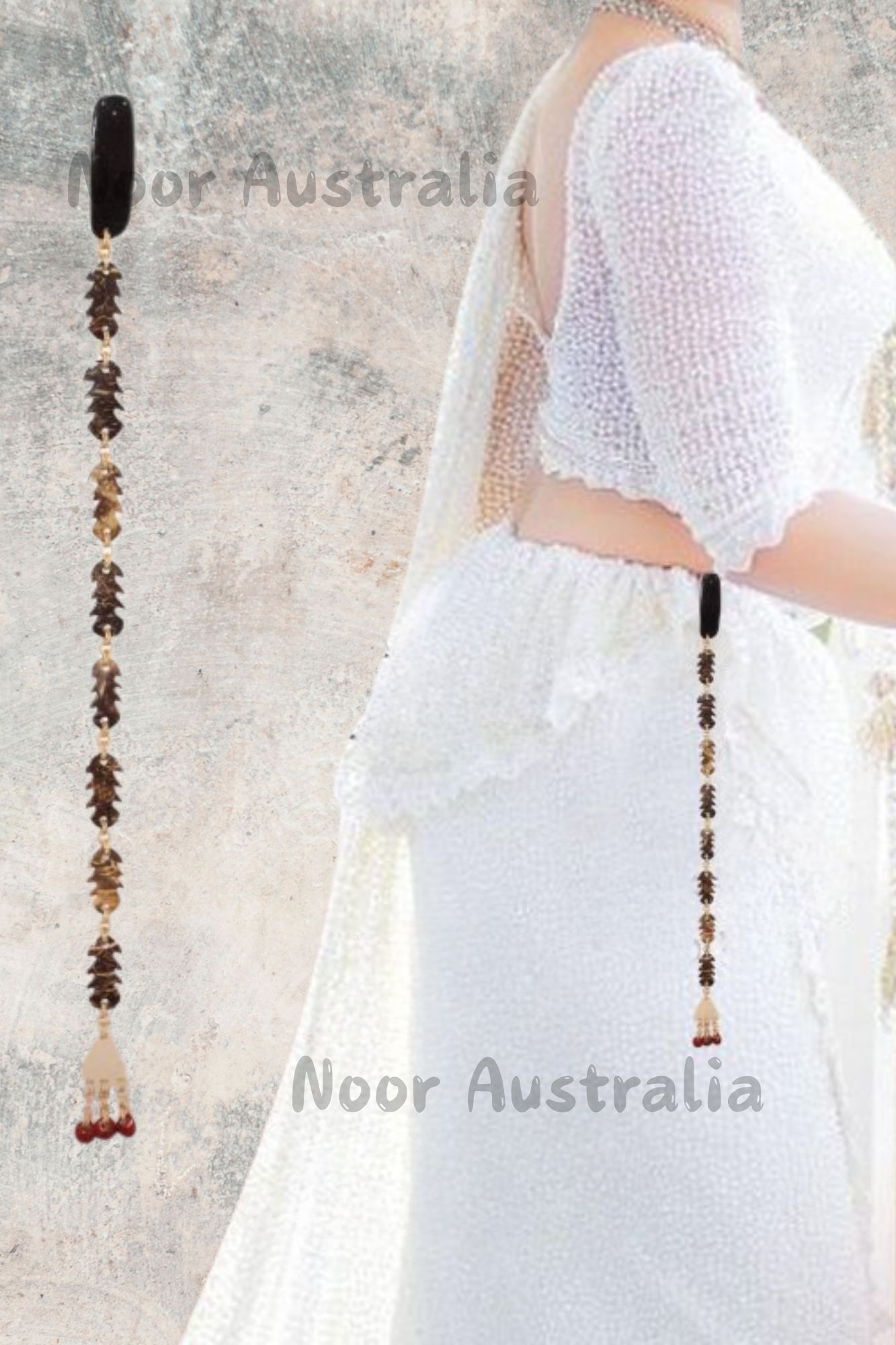 Fiber Hip Chain Coconut– Madatiya - NRHJ802 | Noor Australia