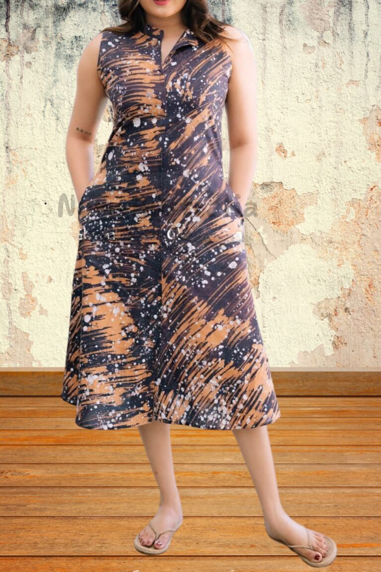 Stylish Handcrafted Batik Frock – NRG502 | Noor Australia