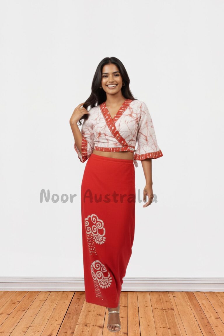 Women's handmade Batik Lungi Set - Complete Kit - NRHW823 | Noor Australia